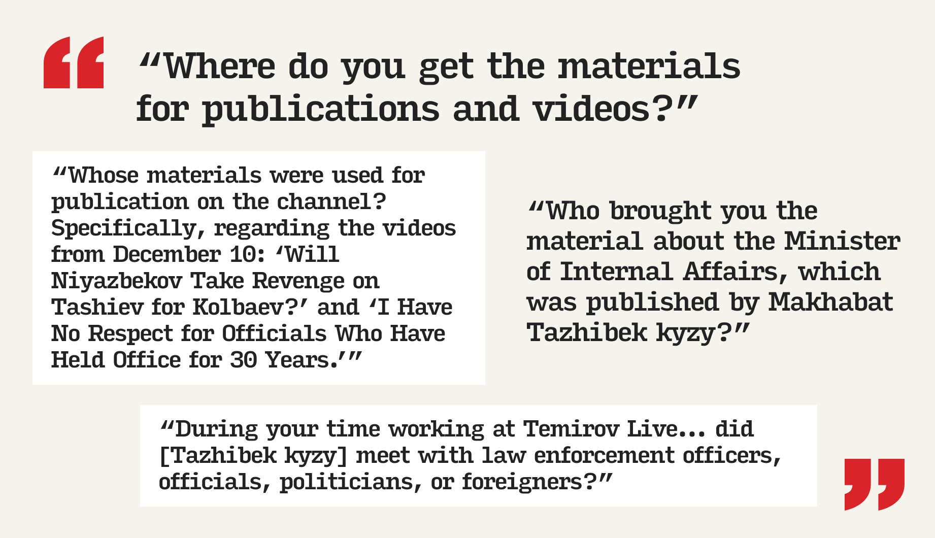Inside the Crackdown: Kyrgyzstan's Preemptive Assault on Investigative ...